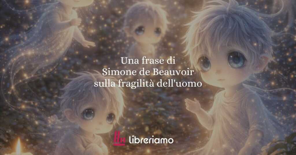 Una frase di Simone de Beauvoir sulla fragilità dell'uomo
