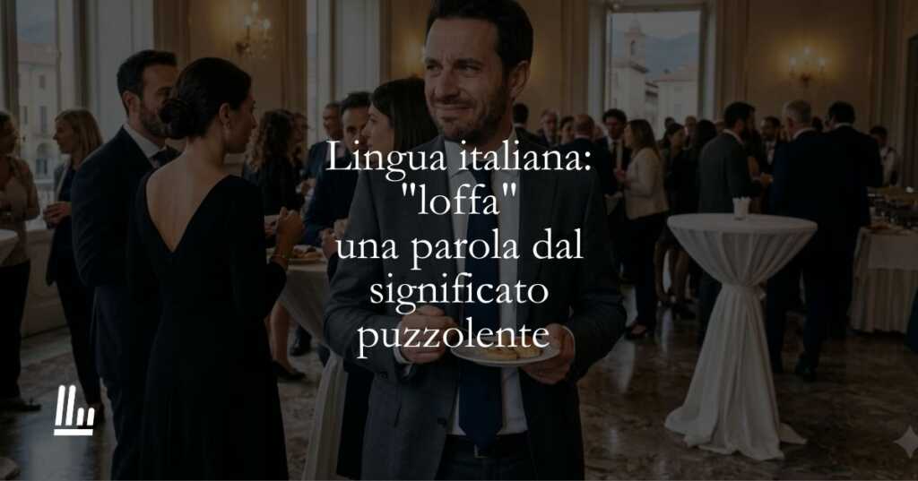 Lingua italiana: "loffa", una parola dal significato puzzolente